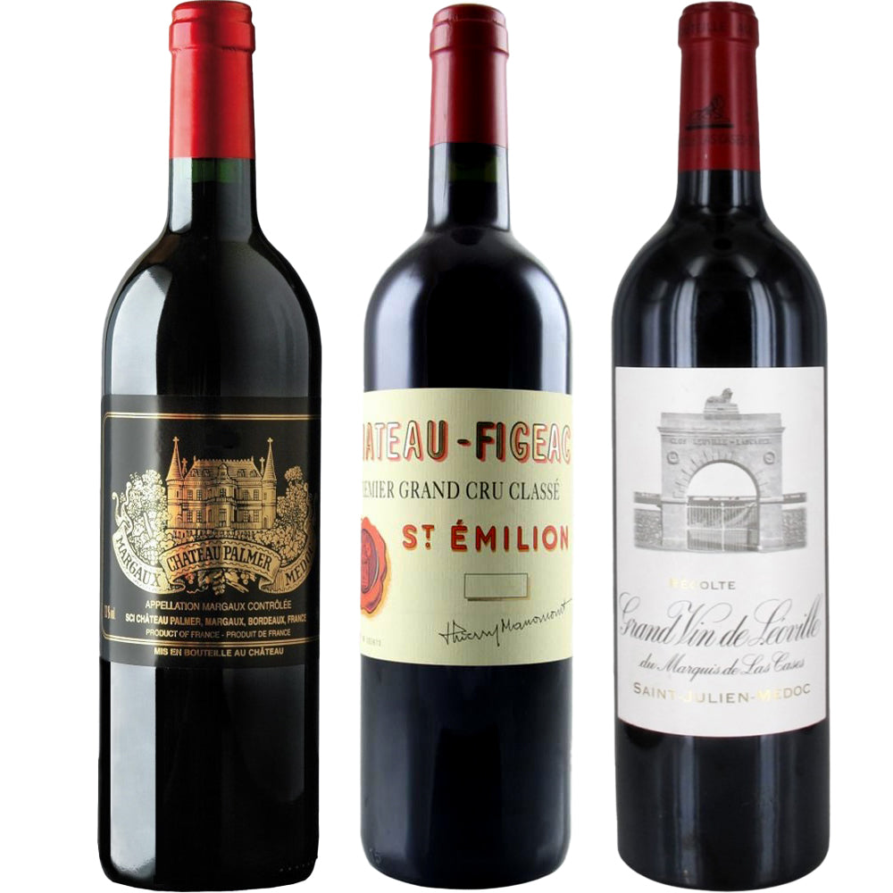 Caisse d'Exception - Léoville Las Cases 2000, Palmer 2005, Figeac, 2010 ...